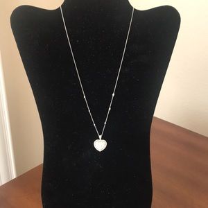 Effy | Jewelry | Effy Diamond Heart Pendant Necklace 4k Wg | Poshmark